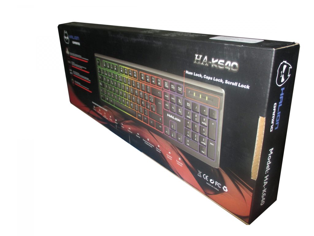 TECLADO GAMER Led HALION RAINBOW HA-K640 | Blue Planet Technology