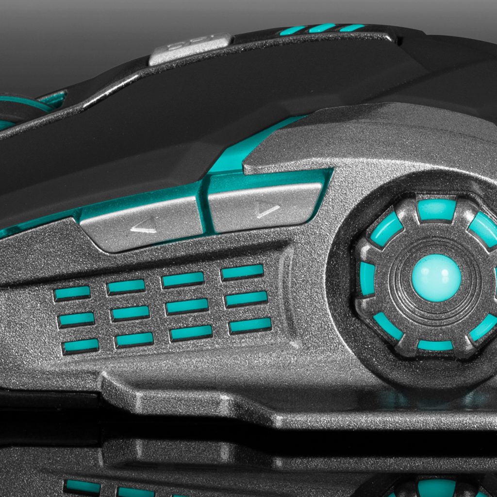 Mouse usb led gamer 6 botones SPORTING - MIC M838 MICRONICS | Blue ...