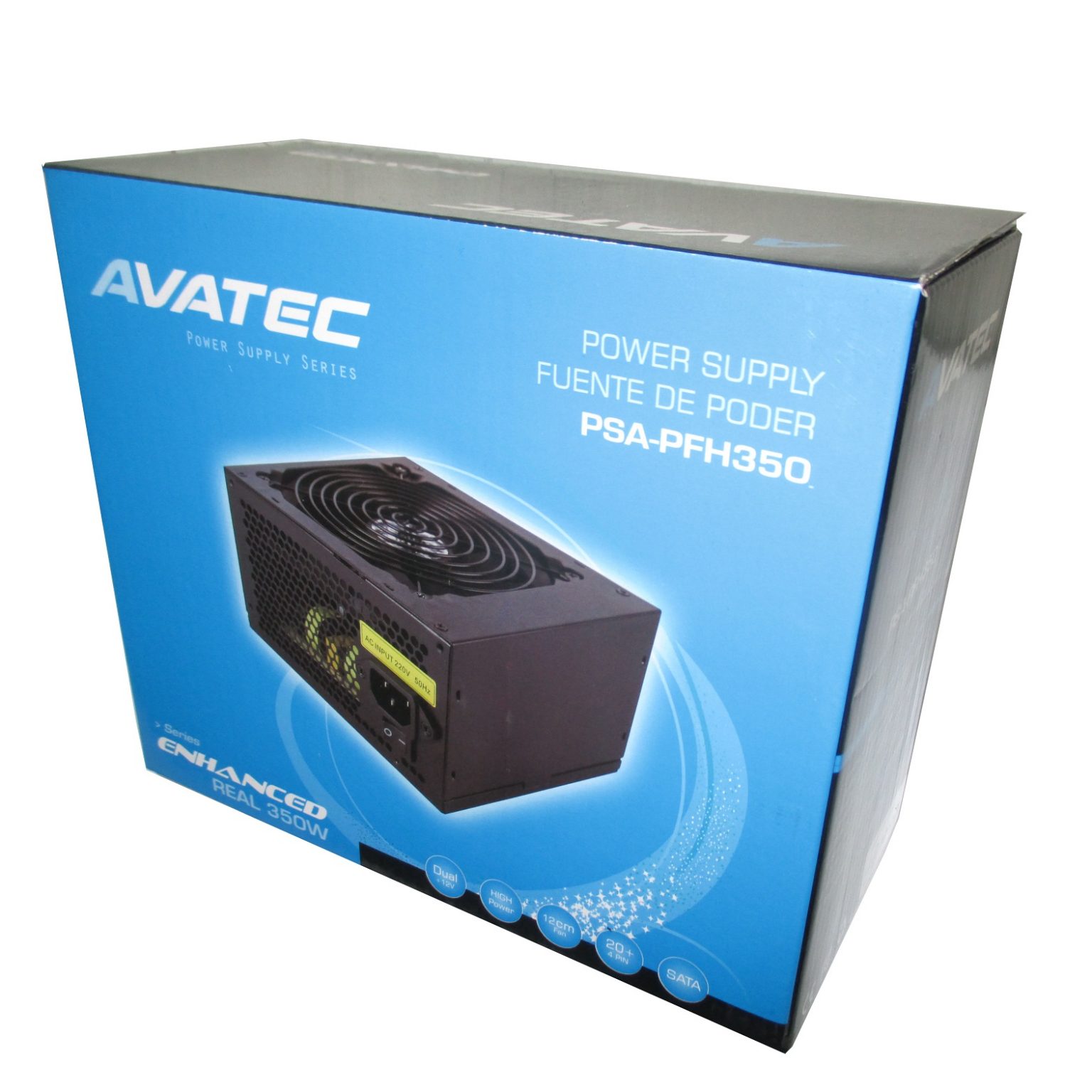 Fuente De Poder CPU Avatec Atx PSA-PFH350W Box Real | Blue Planet ...
