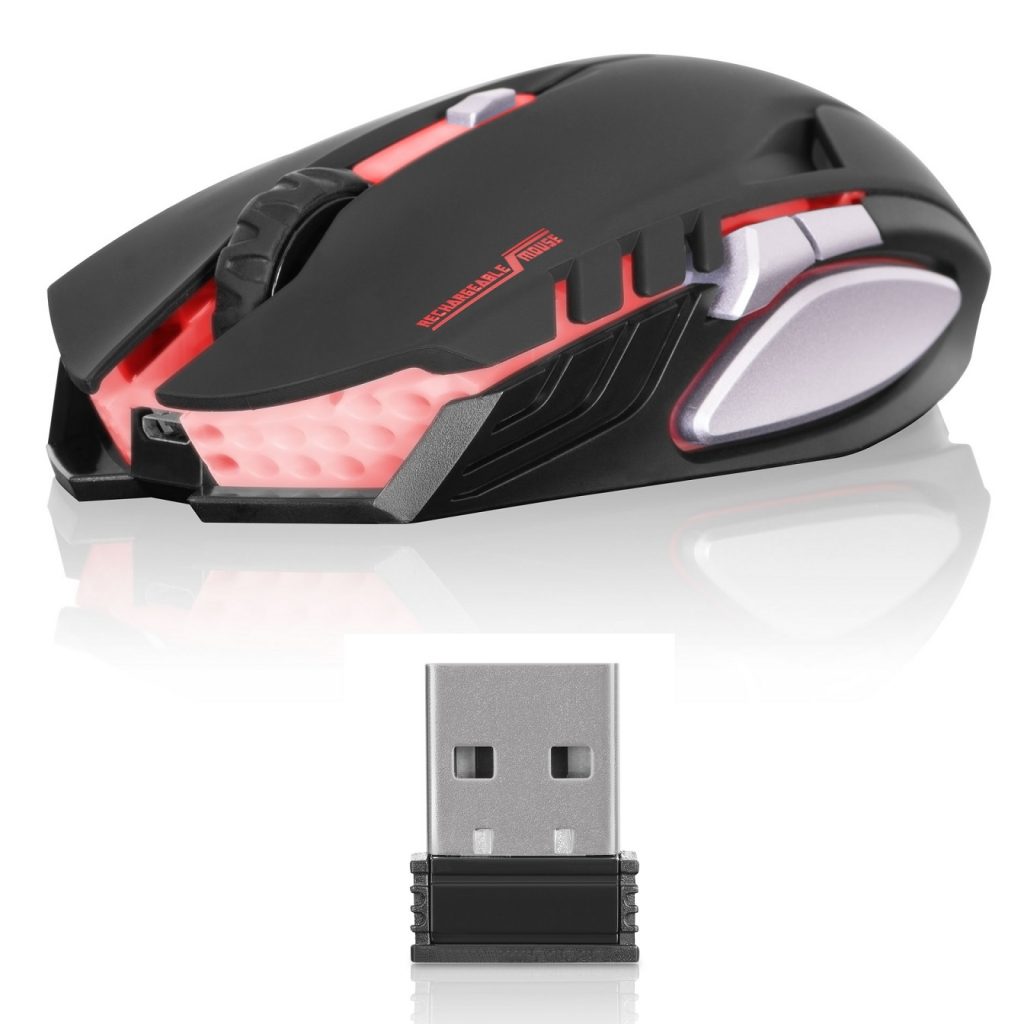Mouse Gamer led Inalámbrico Recargable Alien MIC-M834WL Micronics ...