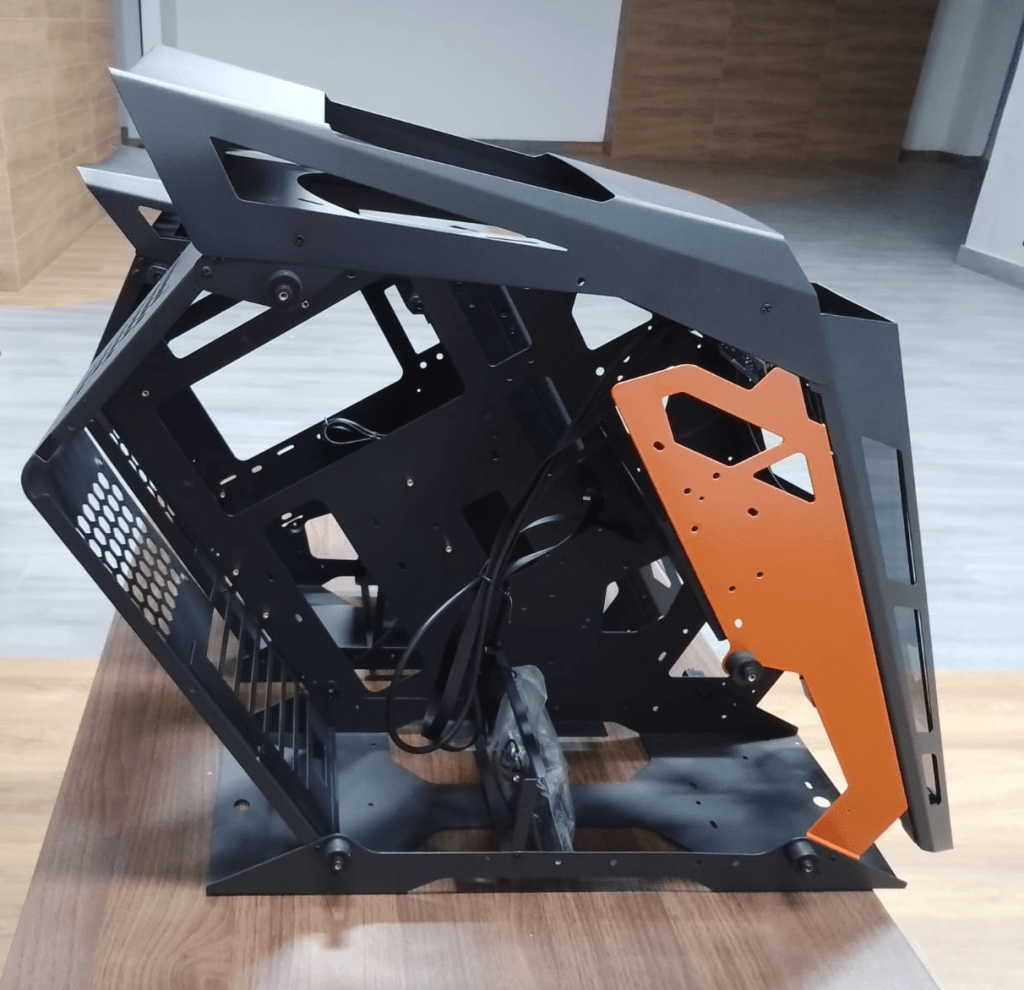 CASE DE COMPUTADORA GAMER RGB,carcasa de vidrio templado M-ATX,6 ...
